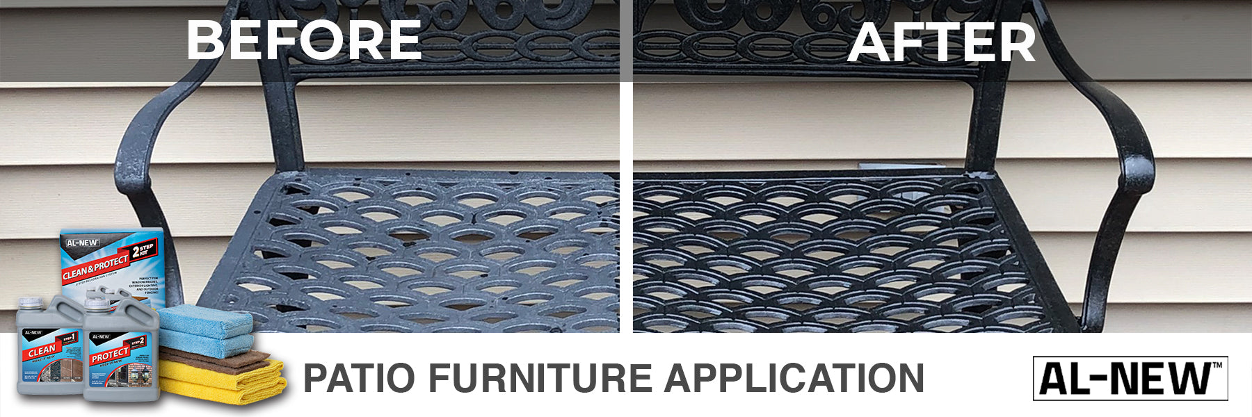 Outdoor Patio Furniture Cleaner | AL-NEW Aluminum Restoration Cleaning ...
