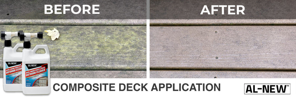 Deck, Wood Fence, & Patio Outdoor Cleaner - AL-NEW