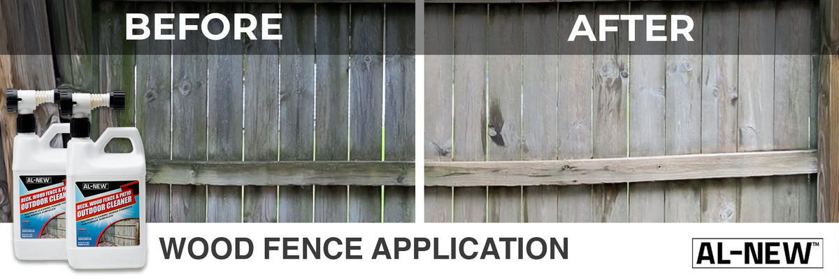 Deck, Wood Fence, & Patio Outdoor Cleaner - AL-NEW