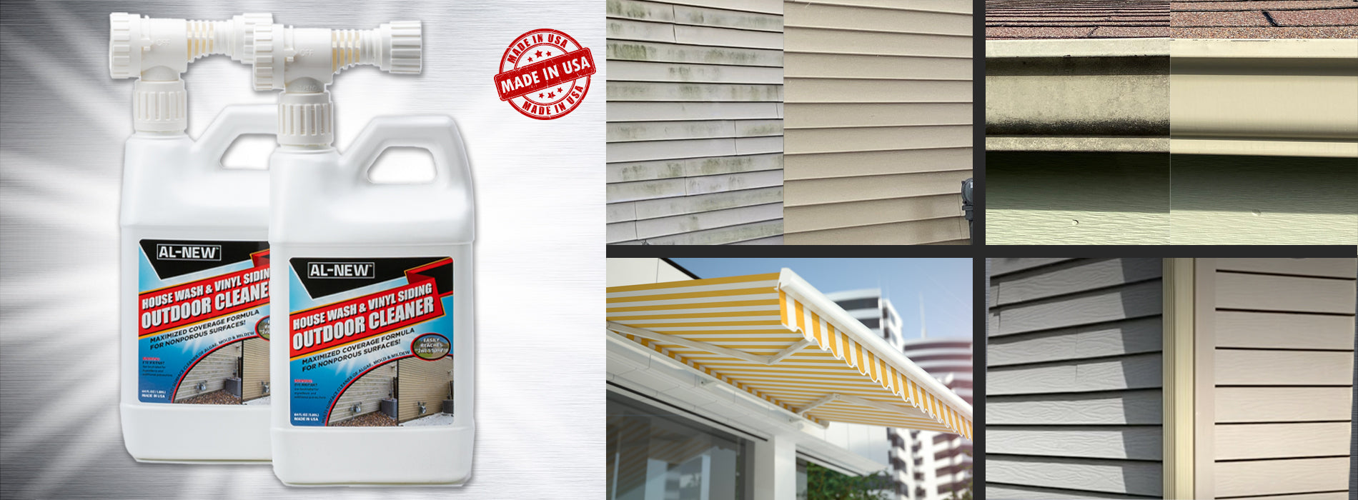 House Wash & Vinyl Siding Outdoor Cleaner - AL-NEW