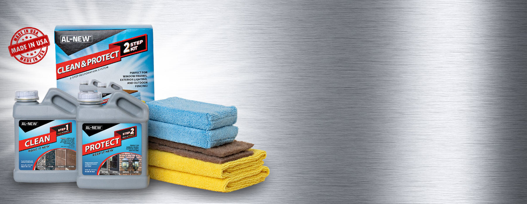 AL-NEW Outdoor Cleaners & Kits | Clean, Restore, & Protect